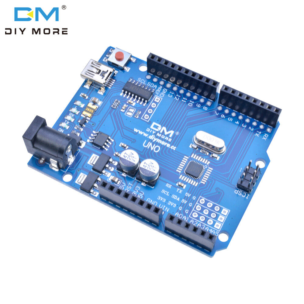 diymore UNO R3 CH340G CH340 MEGA328P ATMEGA328 ATMEGA328P-16AU ไมโคร ...