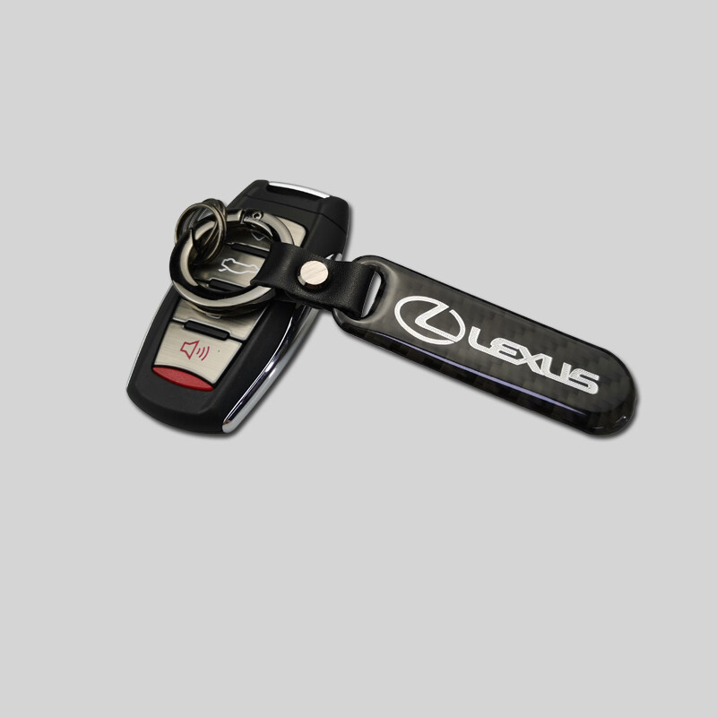 1ชิ้นโลหะกรรไกรรถคาร์บอนไฟเบอร์Key ChainสำหรับLexus Rx300 Gs300 Rx330 ...