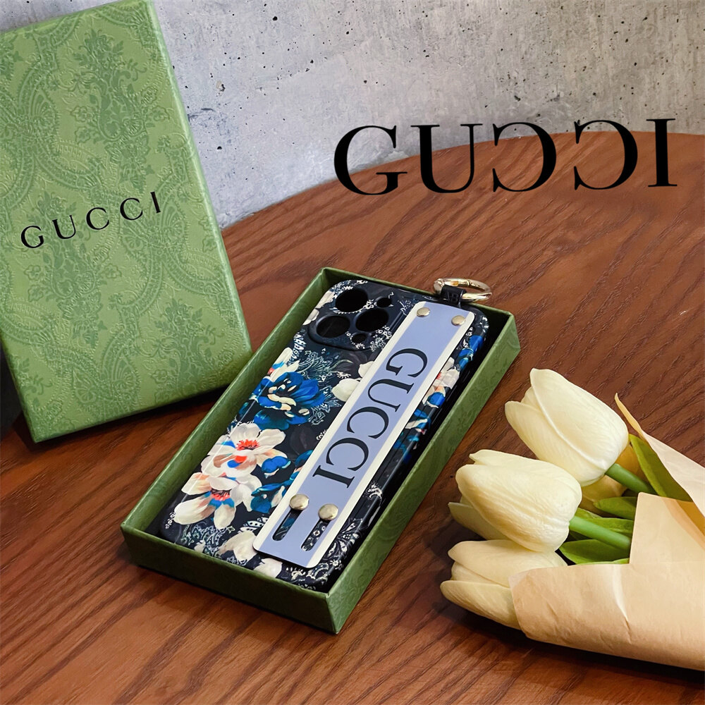 Gu.cci Wristband Phone case 13 13pro 13promax Case Fashion Flowers ...