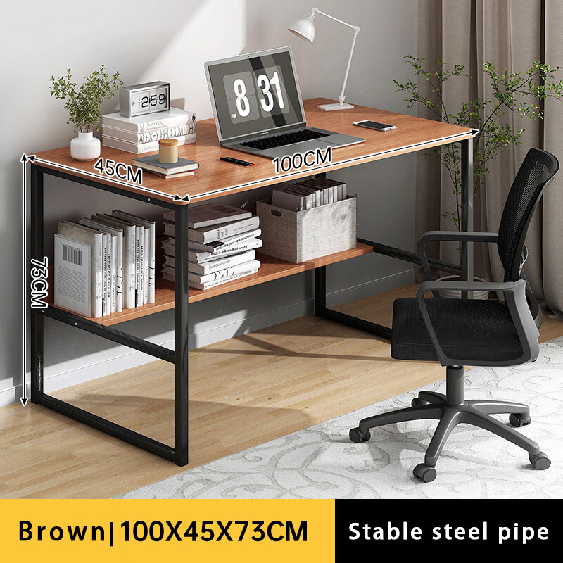 120CM Meja Belajar Murah Student Study Desk Computer Table Meja ...