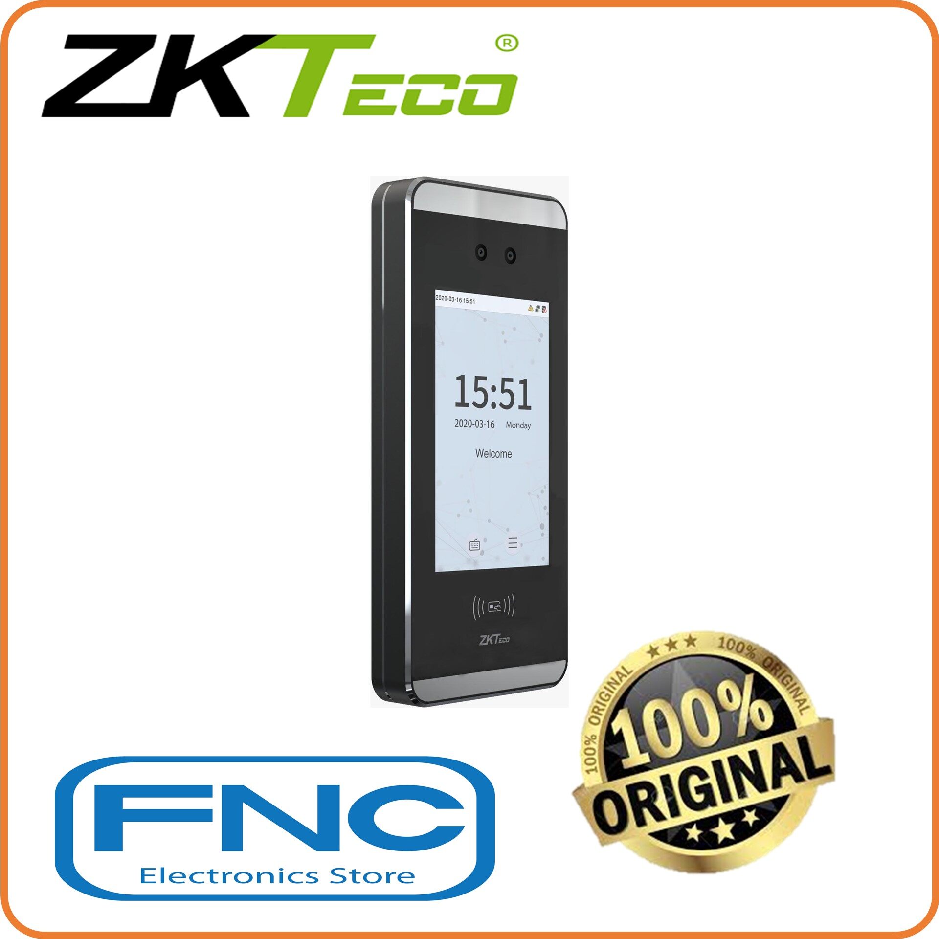 ZKteco MiniAC Plus Network Door Access Linux-Based Access Control And Time & Attendance Terminal ...