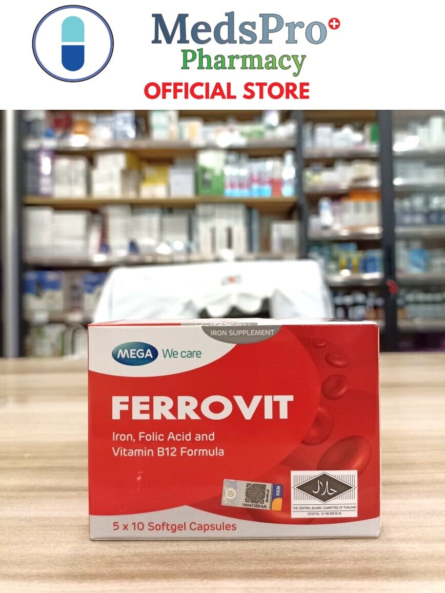 MEGA FERROVIT 5X10'S (BOX) ( 04/05/2024) | Lazada