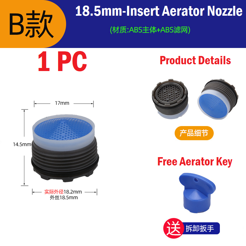 Faucet Replacement Tap Aerators Flows Restrictors Inserts with Faucet ...