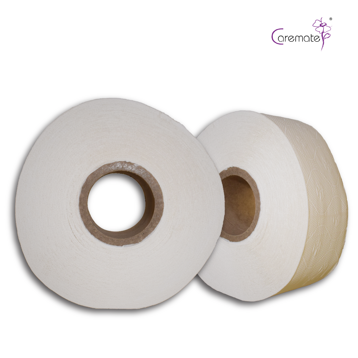 Caremate Jumbo Roll Tissue 100% Pure Pulp (130 Meter x 90mm x 2 Ply ...