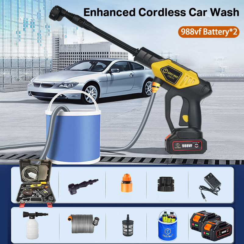 【SANTINO】Water Jet Enhanced Cordless Water Jet 1800W/180Bar 988VF Water Jet Pump High Pressure ...