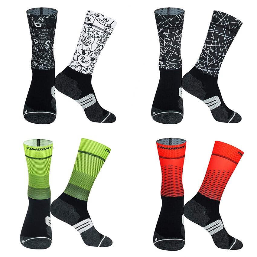 Sports Socks Anti Slip Professional Bike Socks Bicycle Compression ...