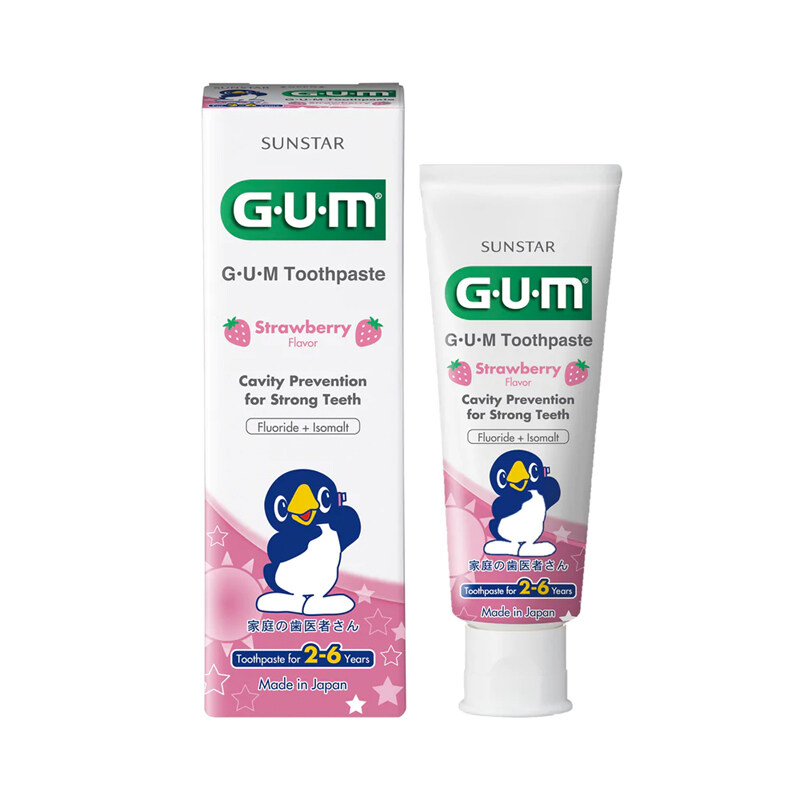 Sunstar GUM Kids Toothpaste Ubat Gigi 70g Mint Strawberry Grapes 2-12 ...