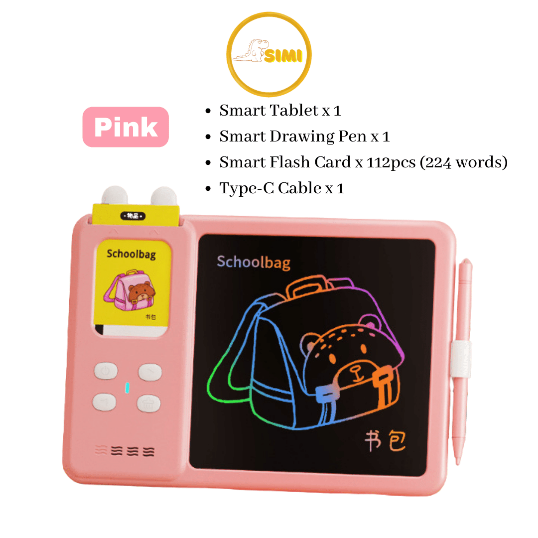SIMI Smart Card Learning Tablet Educational Toy Early Learning Drawing ...