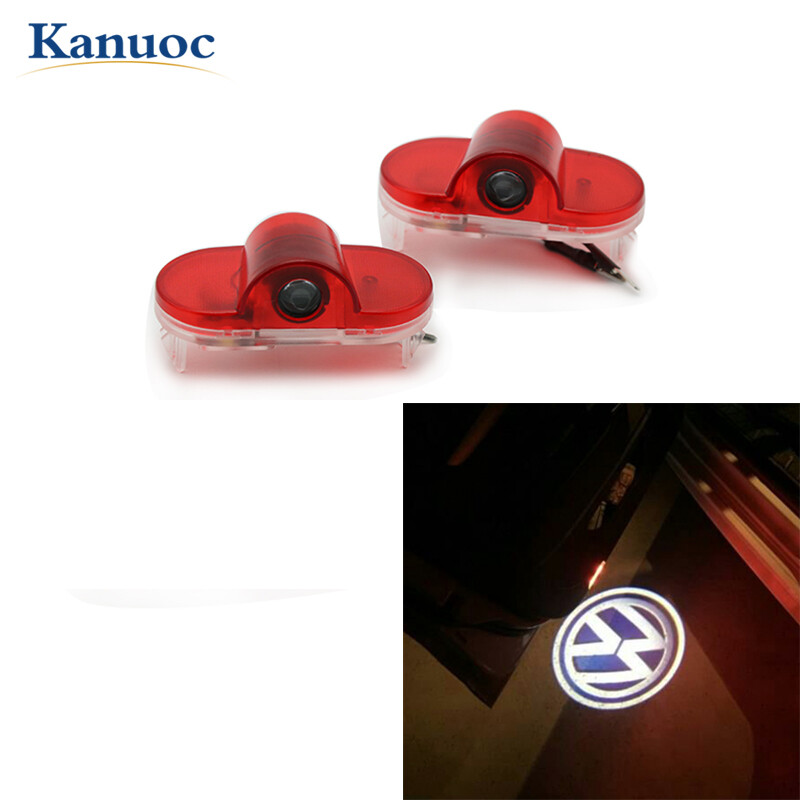 2Pcs Car Door LED Welcome Lights Logo Projector Warning Lamp for ...