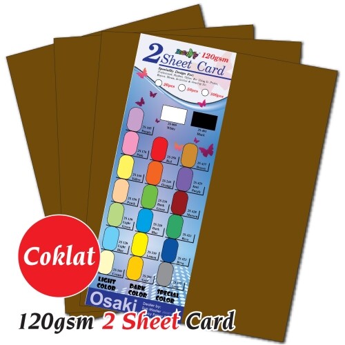 A4 120gsm 2 Sheet Card | Lucky Star | Colour Card | Color Card | Colour ...