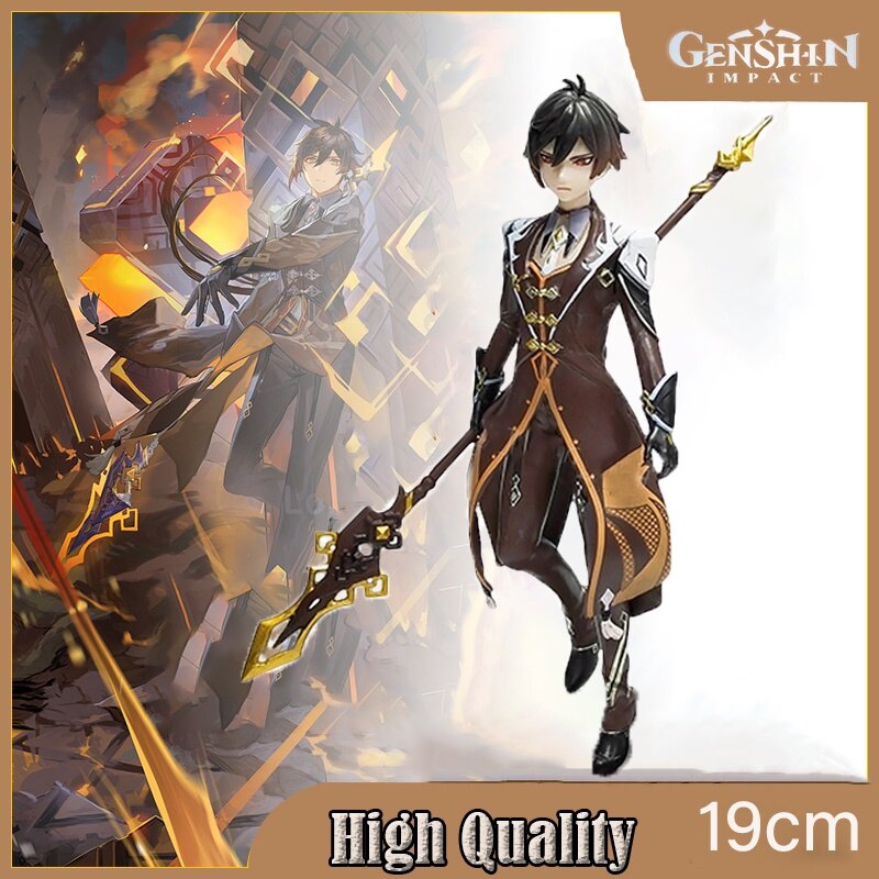 NEW 19cm Genshin Impact Zhongli Anime Figure Genshin Impact Xiao ...