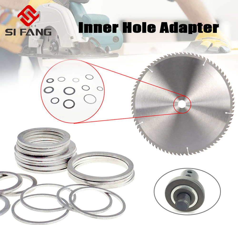 SI FANG All Size Circular Saw Blade Reduction Ring Bore Bush Washer ...