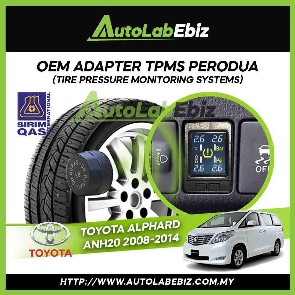 TPMS OEM Toyota Alphard ANH20 2008-2014 Adapter Display Tire Pressure Monitoring System | Lazada