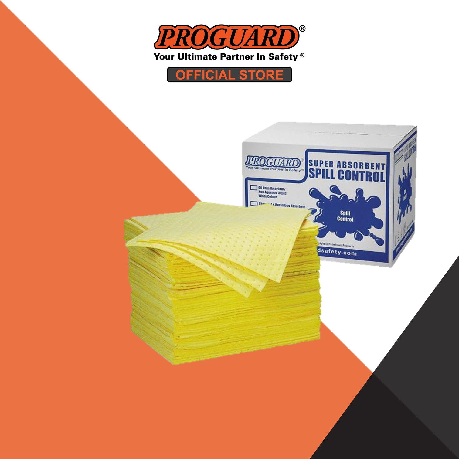 Proguard Chemical Laminated Sorbent Pad - Emergency Spill Response | Lazada