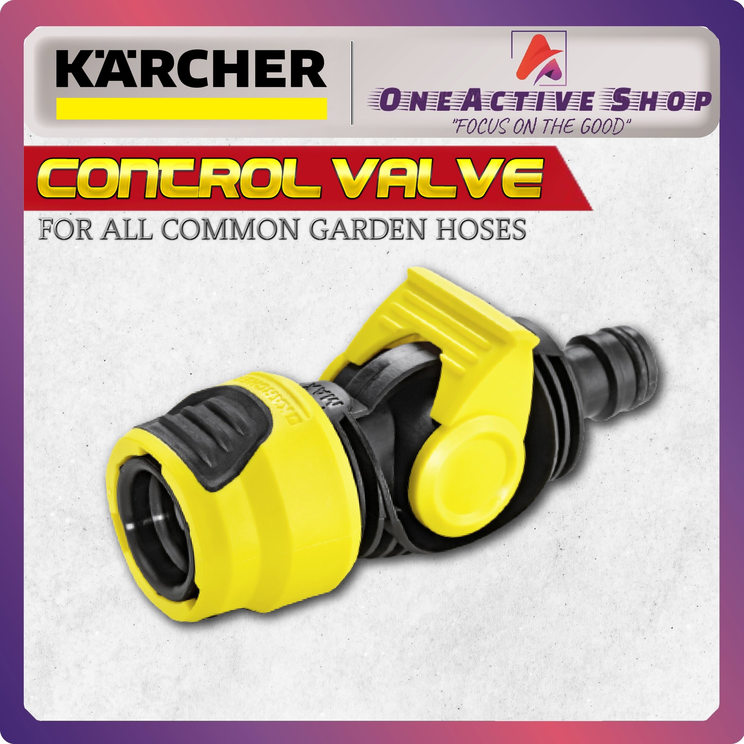 KARCHER Hose Connector Control Valve 2.645-198.0 | Garden Hose ...