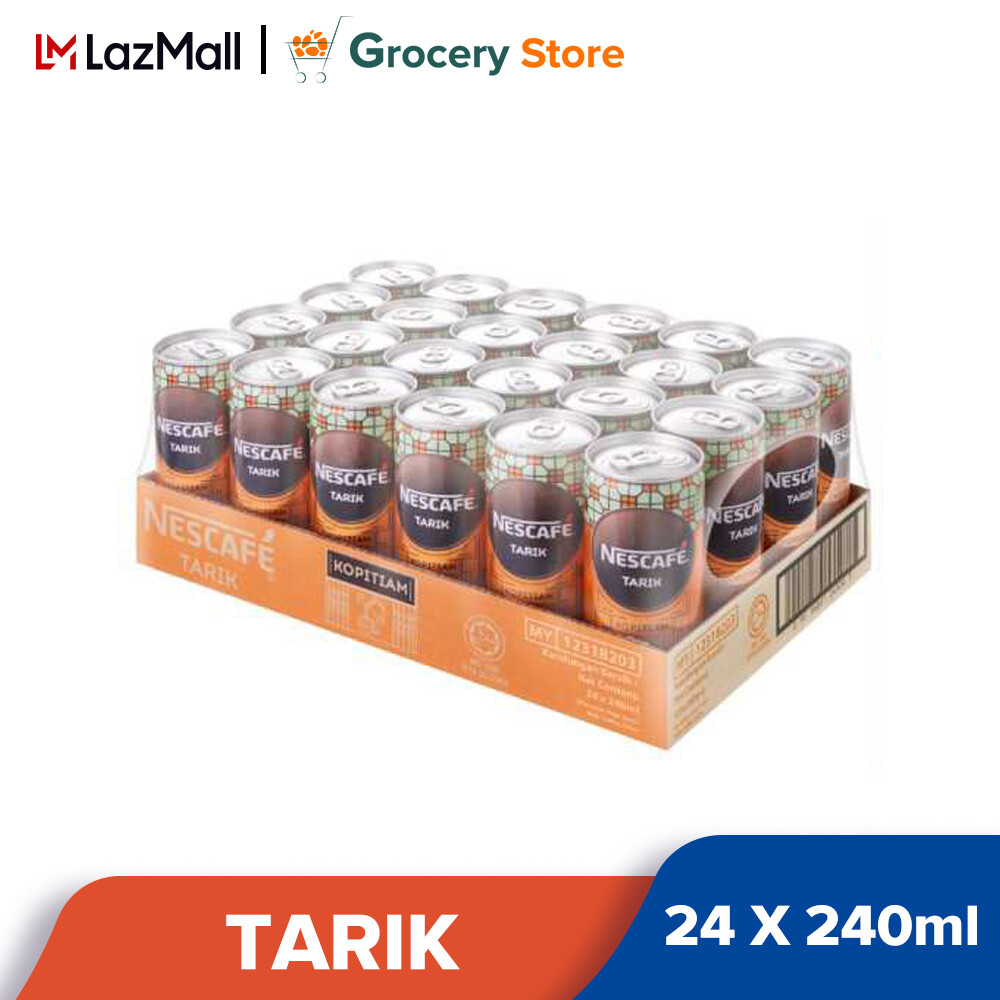 [CARTON] NESCAFE Tarik Can 24 x 240ml | Lazada
