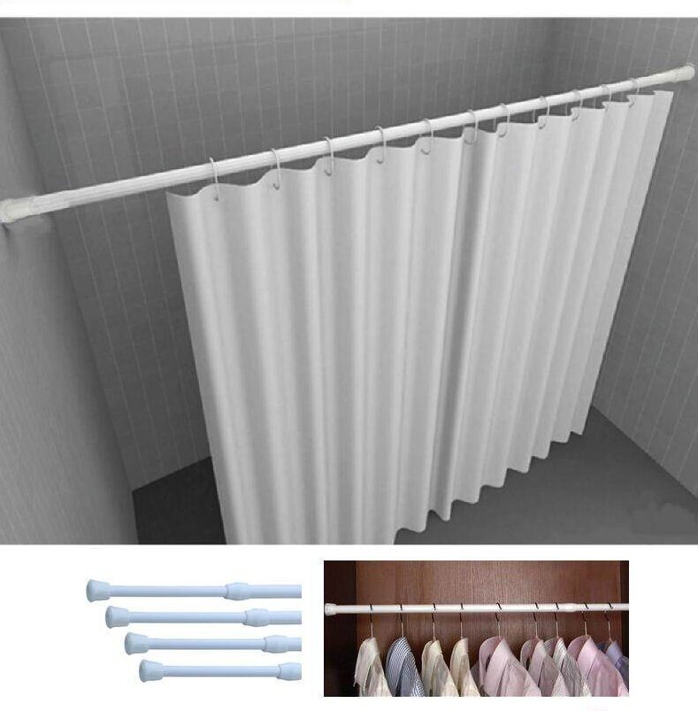 (EXTENDABLE UP TO 260CM) CashewBoy Adjustable Curtain Rod Automatic ...