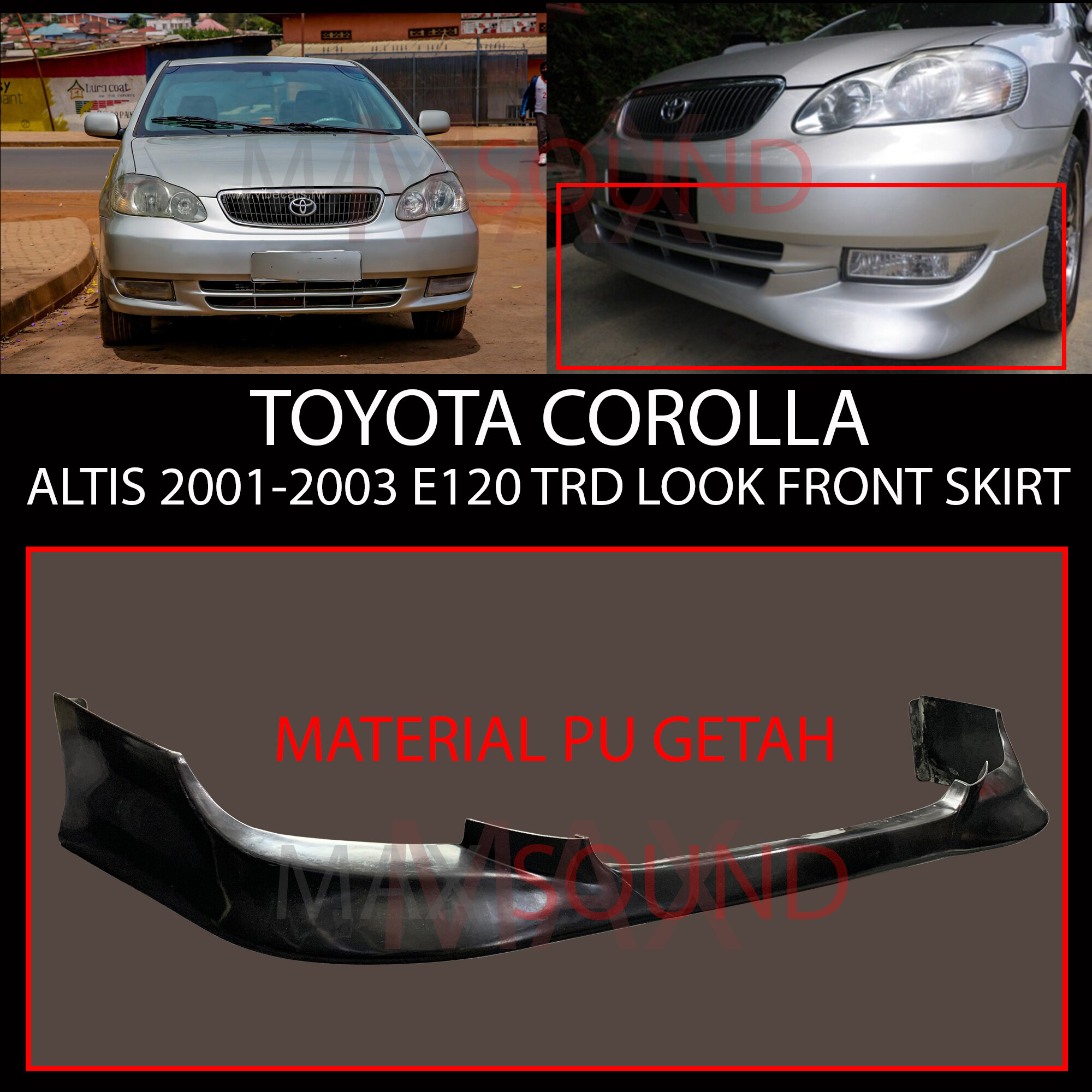Toyota altis 2003 body kit store