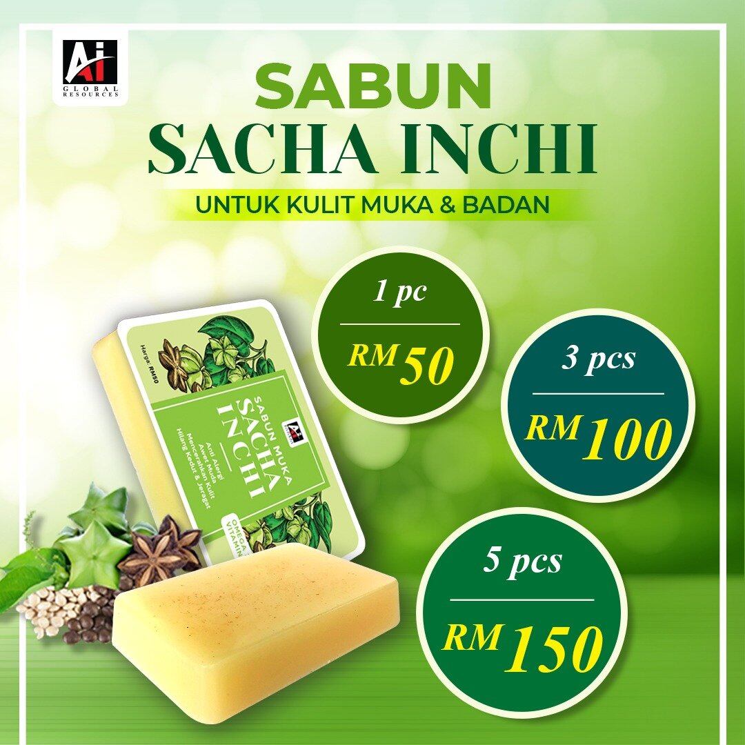 Sabun Muka & Badan Sacha Inchi Original hq` | Lazada