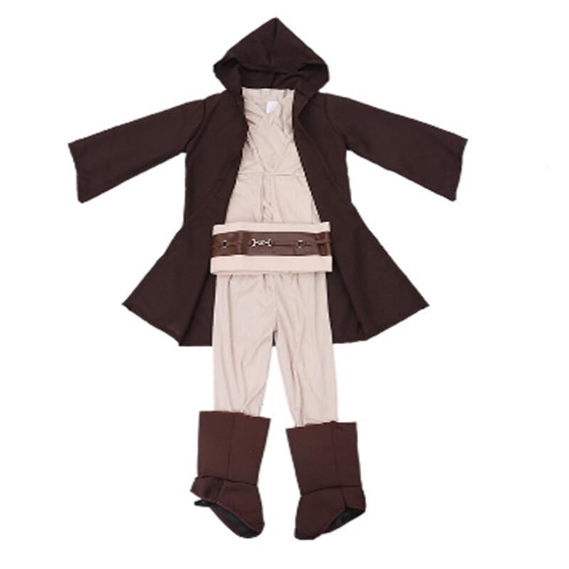Boys Jedi Warrior Movie Character Cosplay Party Clothing Kids Child ...