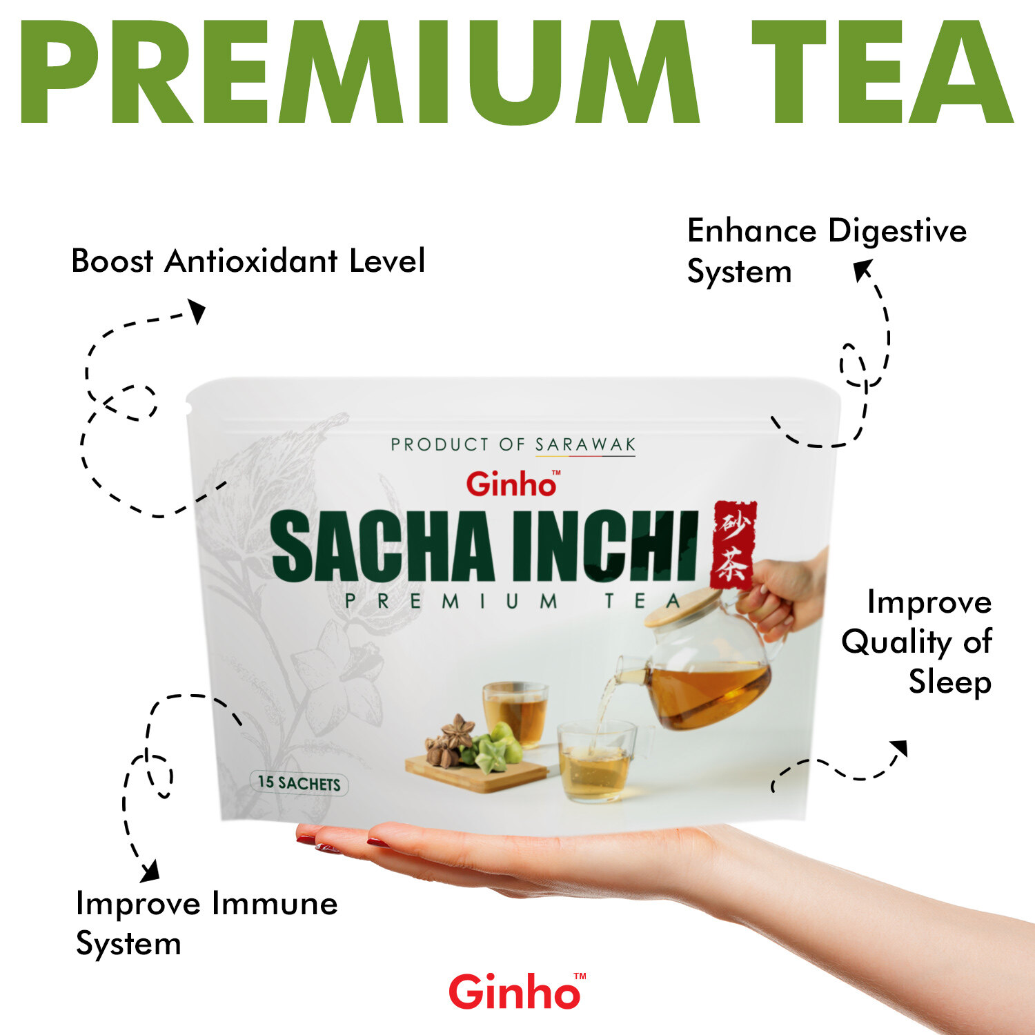Ginho Sacha Inchi Premium Tea | Lazada