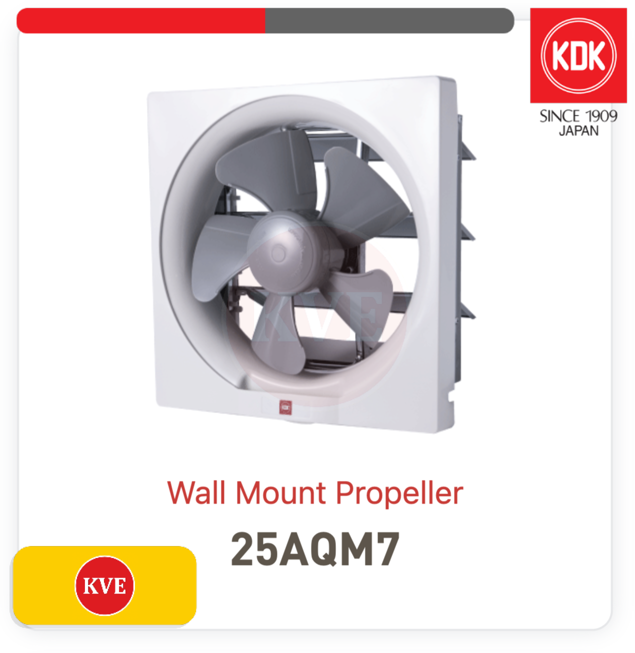 KDK 10" Wall Exhaust Fan 25AQM7 | Lazada