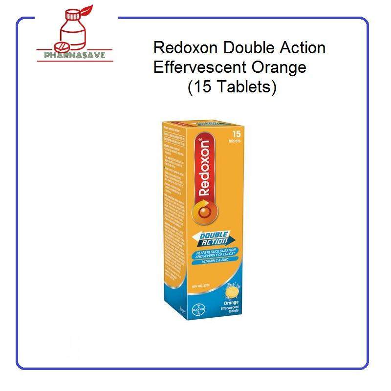 Redoxon Effervescent Double Action Vit.C & Zinc (15 Tablets ) | Lazada
