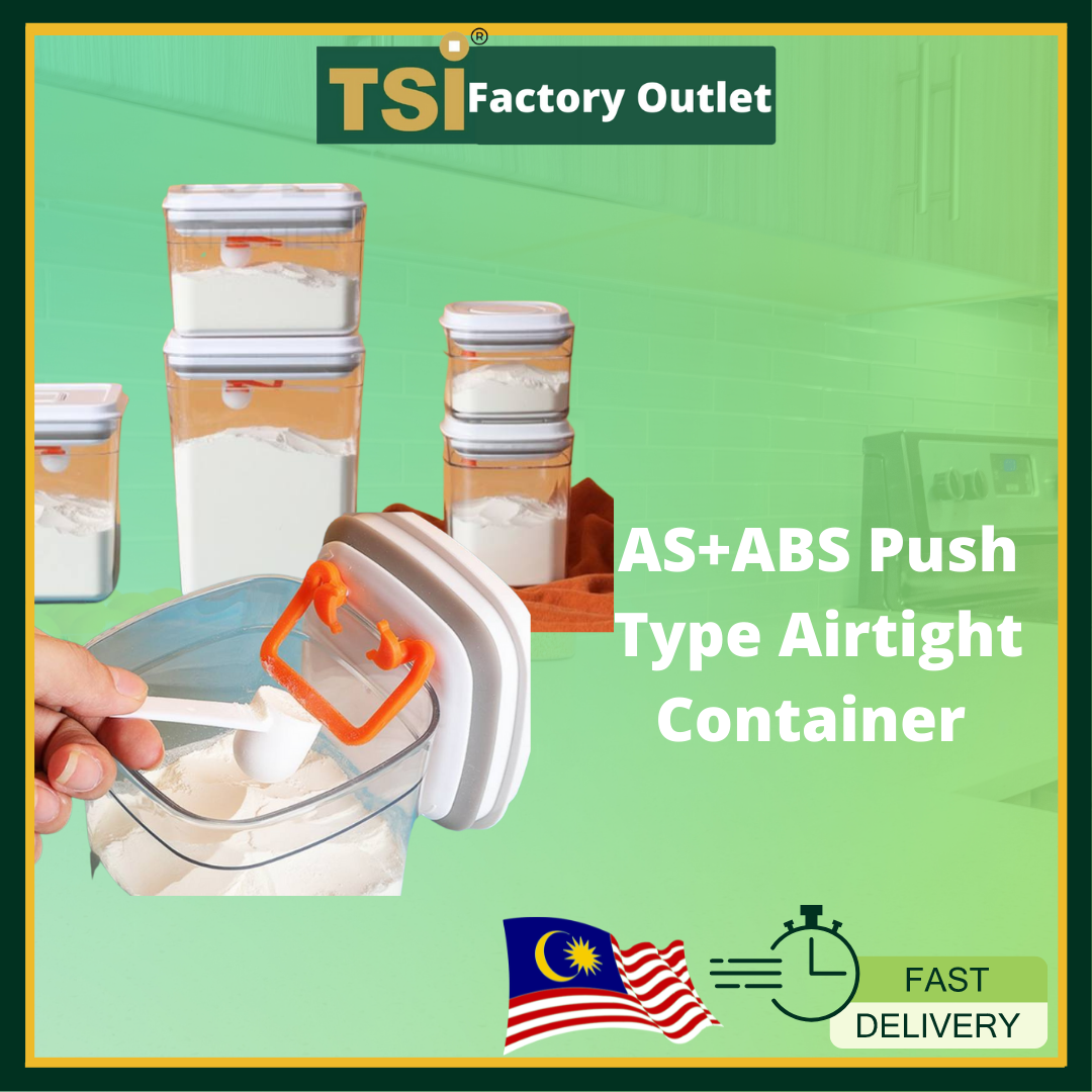 TSI Easy Lock Airtight Container Food Storage Baby Safe Milk Powder Bekas Kedap Udara Tupperware ...