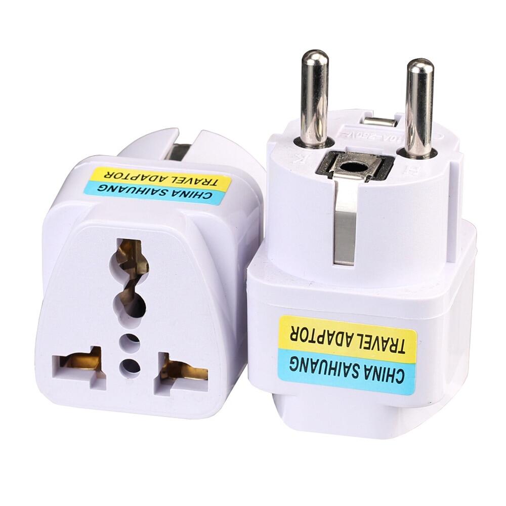 Universal Kr american european AU EU To US UK Power plug adapter USA ...