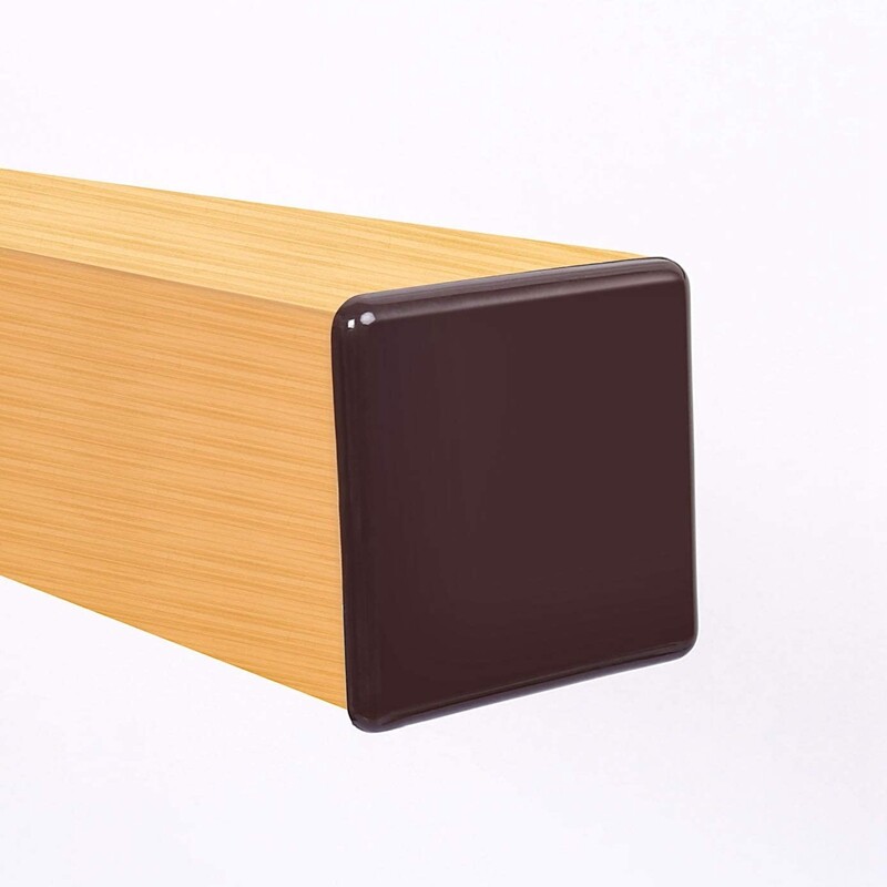 16Pc Furniture Sliders and Gliders Square Self Adhesive Chair Leg ...