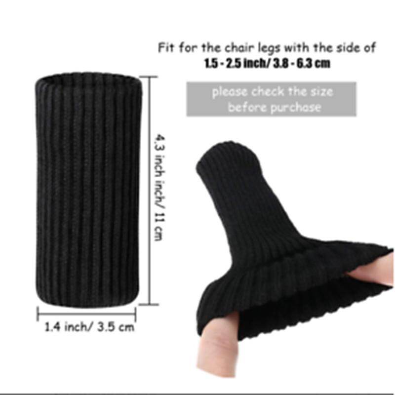 （HOT）32PCS Knitted Chair Leg Socks Furniture Table Feet Leg Floor ...