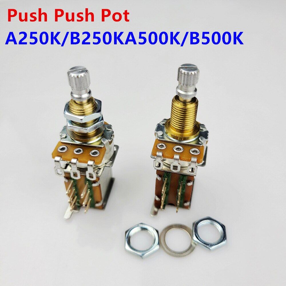 【Made in USA】1 Piece Brass Shaft Push Push Pot Potentiometer For ...
