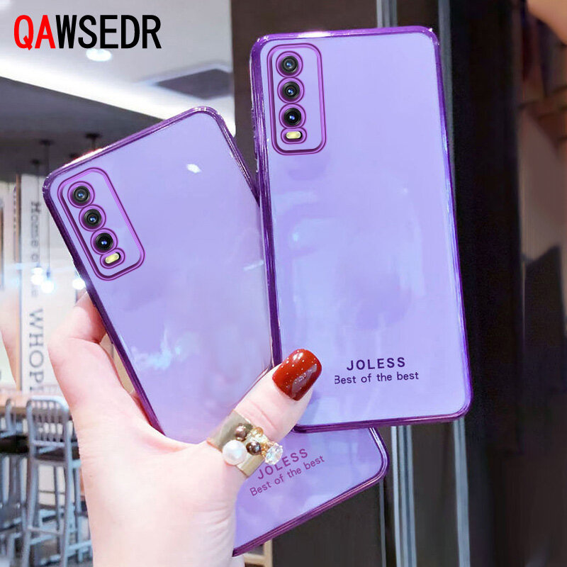 QAWSEDR ชุบเคสสำหรับ Vivo Y20 Y20sg Y20i Y20i Y12s Y20a 2021ที่แม่นยำ ...