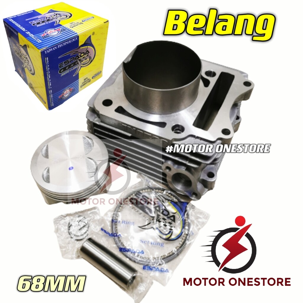 SUZUKI BELANG RACING BLOCK 68MM ESPADA BLOCK COMP SET "MOTOR ONESTORE ...