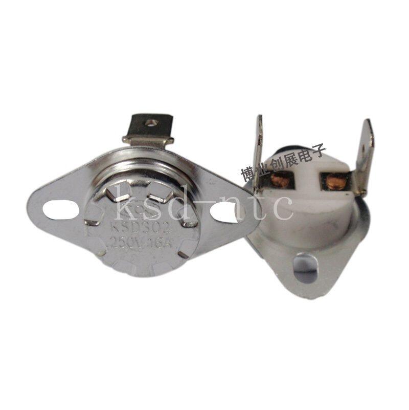 Thermostat KSD301/KSD302 40~300C Ceramics 16A250V 45C 50C 55C 60C 75C ...