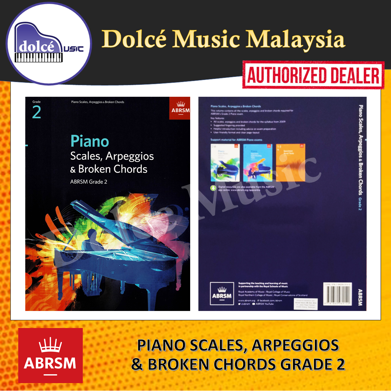 ABRSM - Piano Scales, Arpeggios & Broken Chords Grade 2 | Lazada