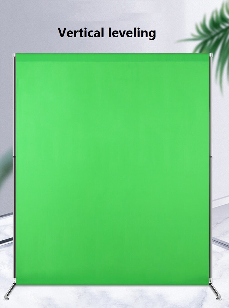 Tenwish 2.5 * 2m Green Screen Background Stand with Green Frame Cloth ...