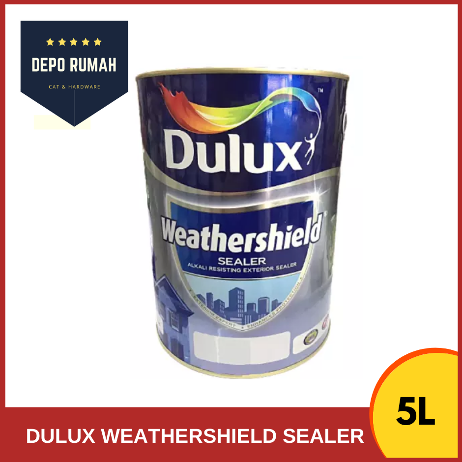 5Litre ICI Dulux Paint Weathershield Sealer 18177 5L(Sealer Luar ...