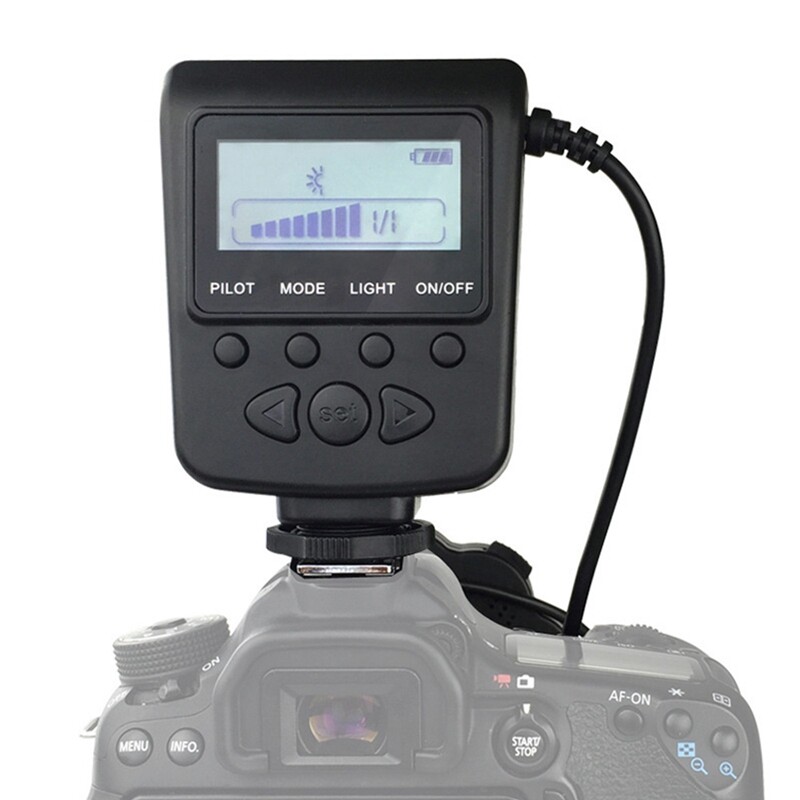 Macro LED Ring Light Ring Flash with Adapter Ring for Nikon D5100 D3100 ...