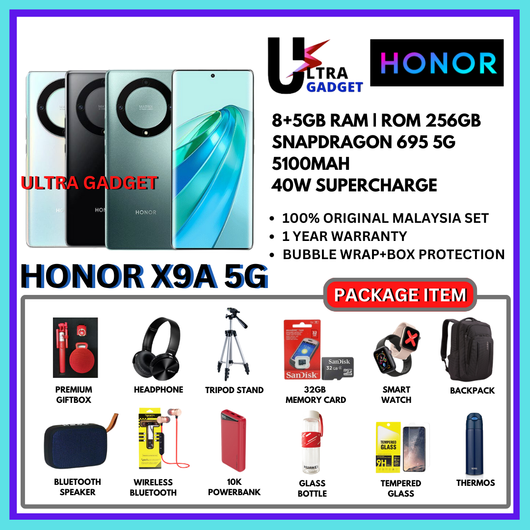 Honor X7a | Honor X9a 5G [ 6GB + 128GB / 8+5GB + 256GB ] Original Honor ...