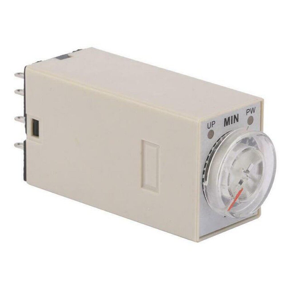 ซอคเก็ตถ่ายทอดกระแสไฟ Timer ฐาน110V 1S-1H 5A AC Automation Delay H3Y-2 ...