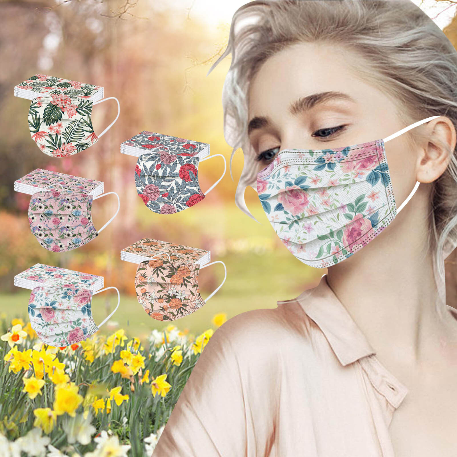 【Ready Stock】TWEW 2022 New Year Disposable Facial-Mask Scarfs 50 Pack 3 ...