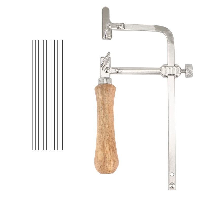 Coping Saw Steel Frame and 12 Pcs Diameter 1Mm Wire Saw, Accurate ...