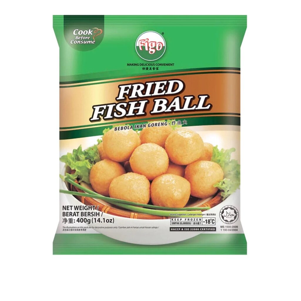YPY 】 Figo Fried Fish Ball 400g 炸鱼丸 Frozen Food 冷冻 食品 火锅 食材 Hot Pot ...