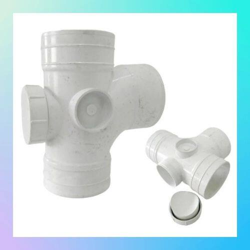 3" uPVC Fitting Equal Single Branch Tee With Inspection Opening Alatan ...