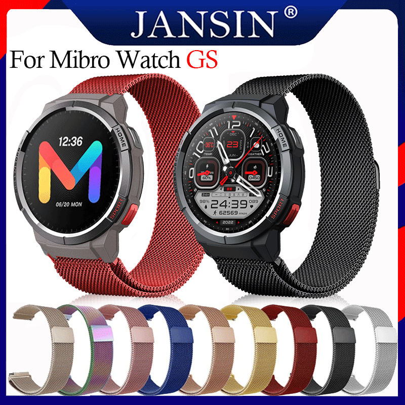 Mibro Watch GS smart watch Stainless Steel Strap Milanese Loop Metal ...