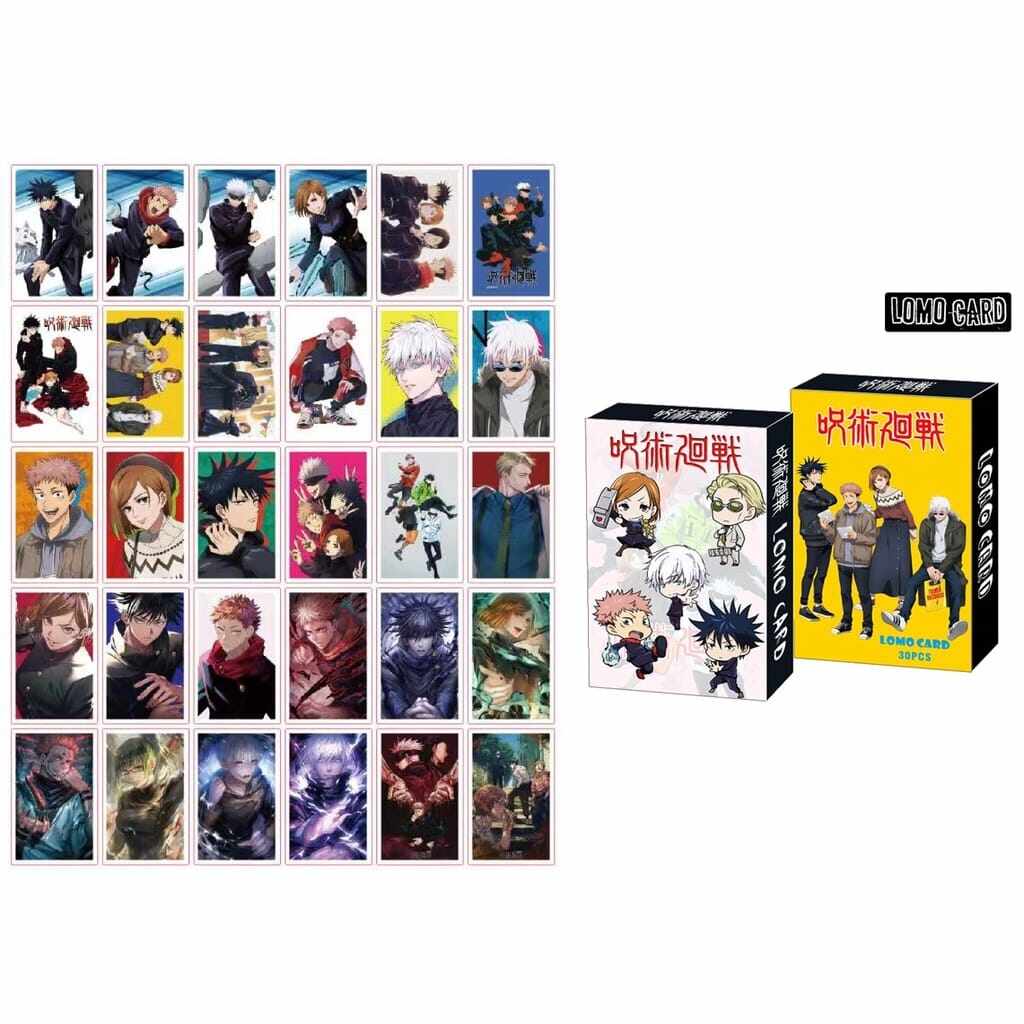 Jujutsu Kaisen Lomo Card 30pcs Anime Manga Photocard Photocards Yuji ...