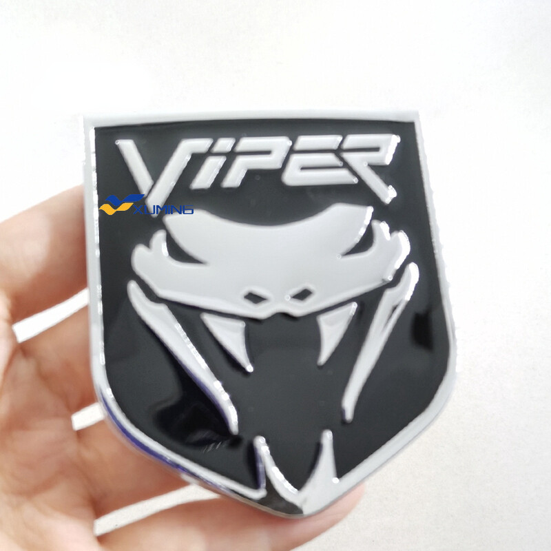 1 x Metal VIPER Cobra Snake Logo Car Auto Decorative Emblem Badge ...