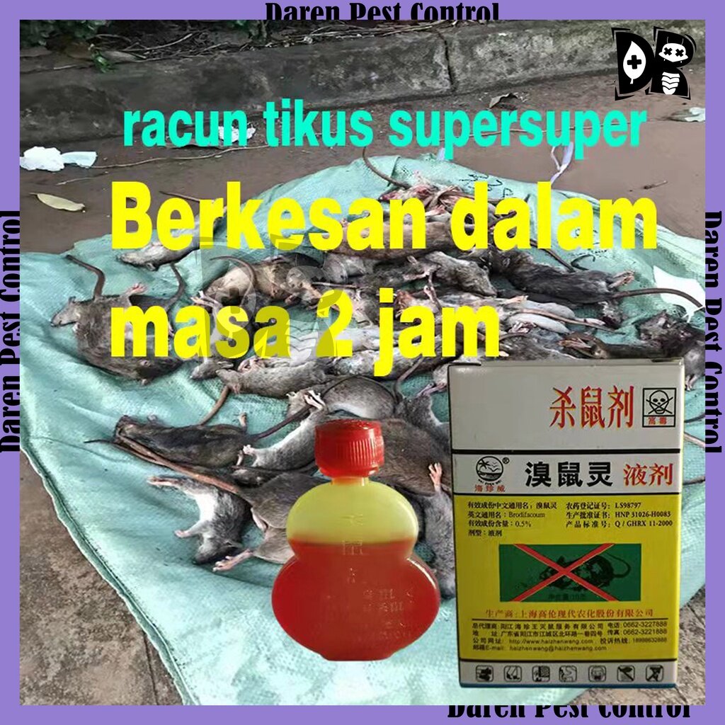 RACUN TIkus paling berkesan ubat tikus penghalau tikus rat poison ...