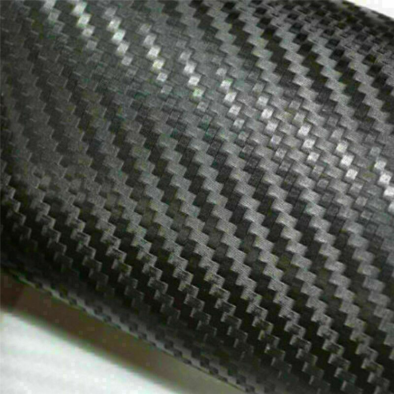 3D Carbon Fiber Texture Matte Gray Car Wrap Sticker Decal Sheet Black ...